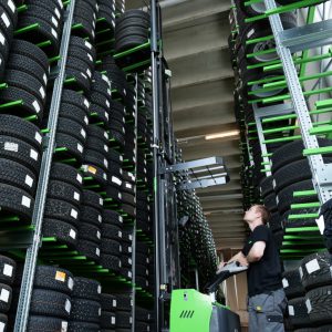 Tire Stackers — Frendix Oy