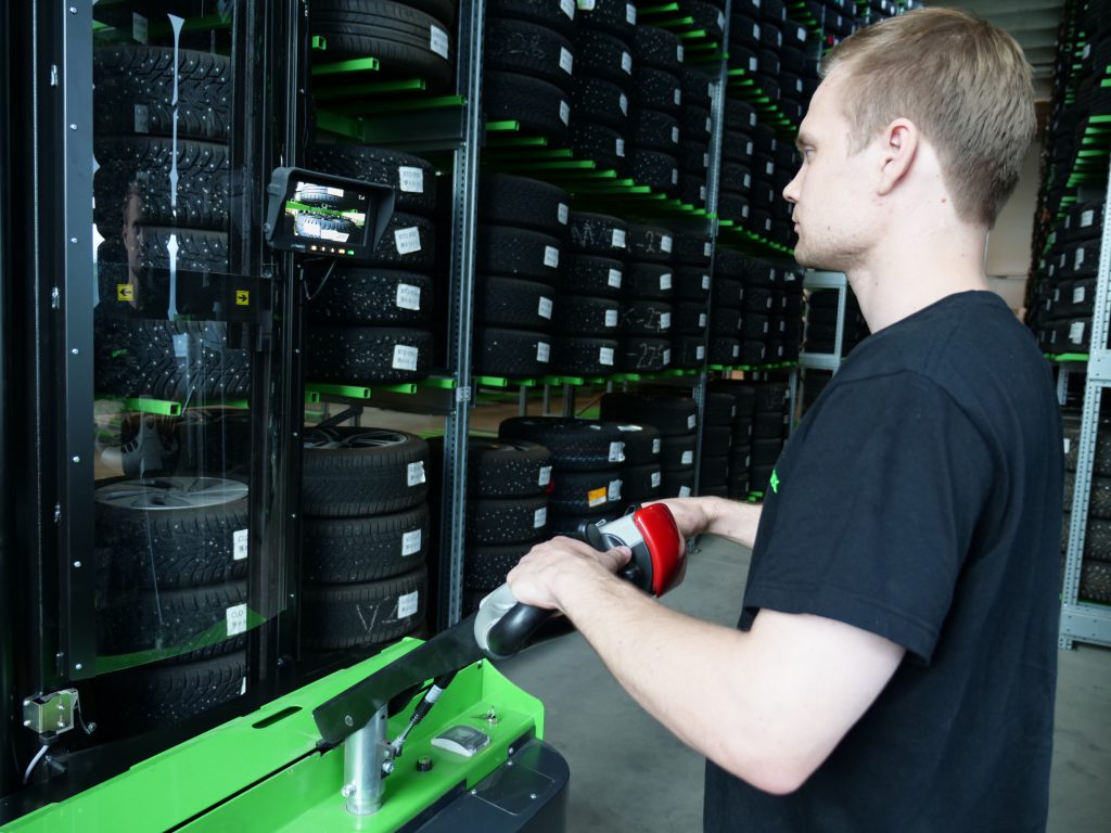 Check Out A New Tire Stacker Video — Frendix Oy